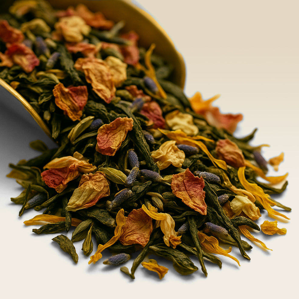 Afternoon High White Tea | Organic Loose Leaf White Tea Blend – Goodness Tea
